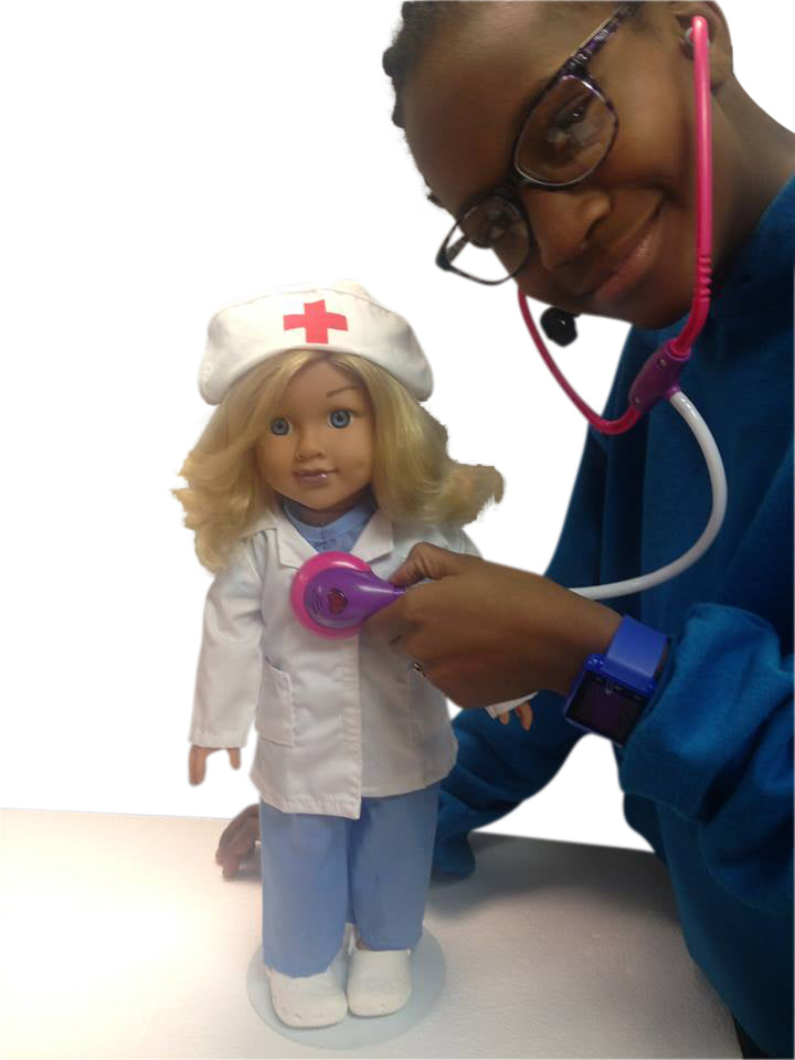 Nurse Linda 18 inch Doll with FREE book - N is for Nurse – The Nurse ...
